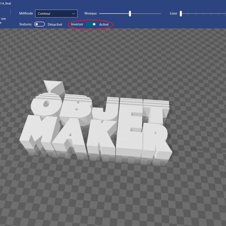 Convertir une image en fichier 3D avec 3D Builder - Objet Maker